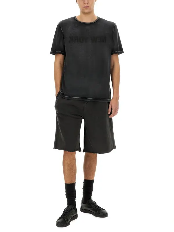 Helmut Lang Garment-dyed Shorts - Black