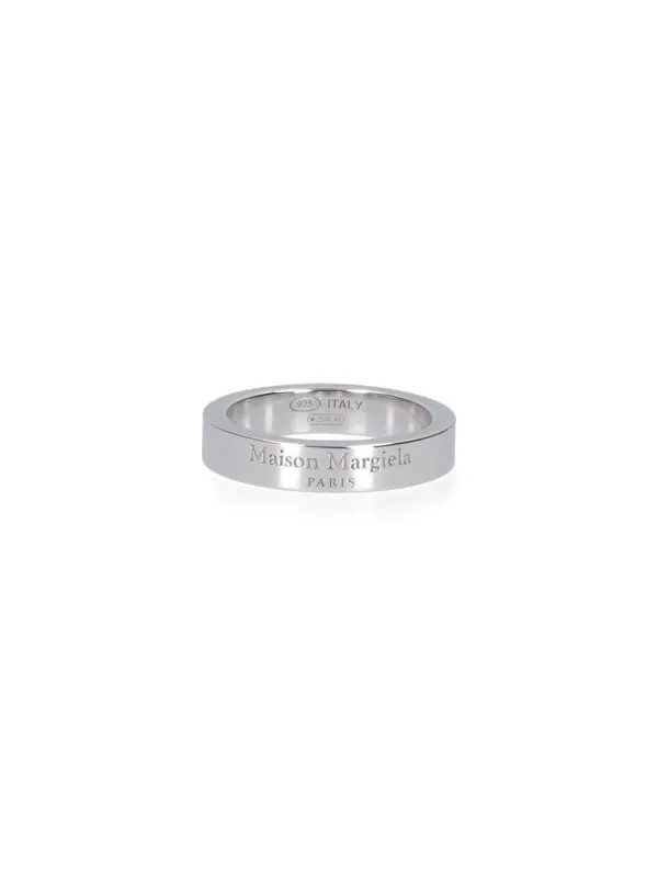MAISON MARGIELA Logo Ring - Silver