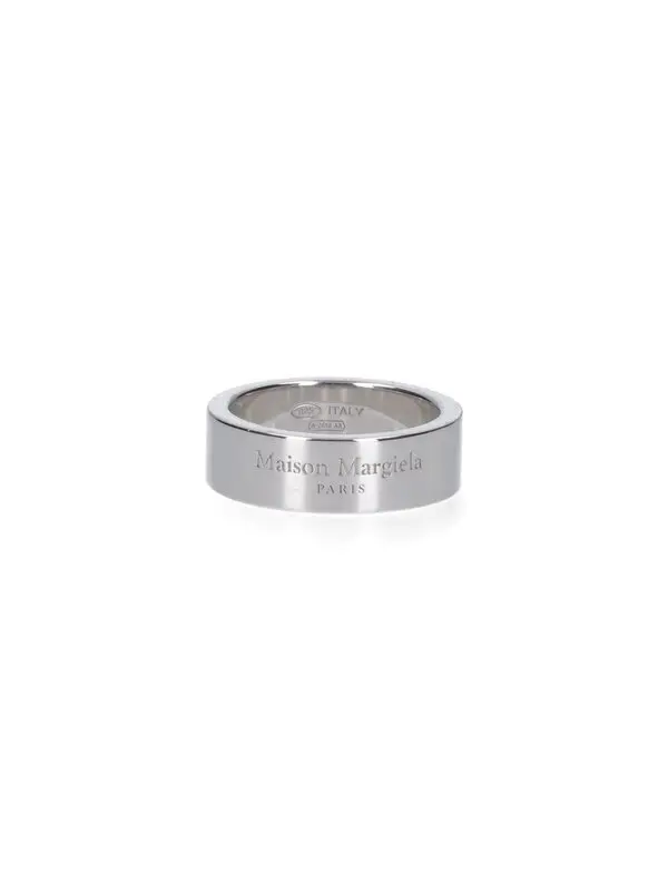 MAISON MARGIELA Logo Ring - Silver