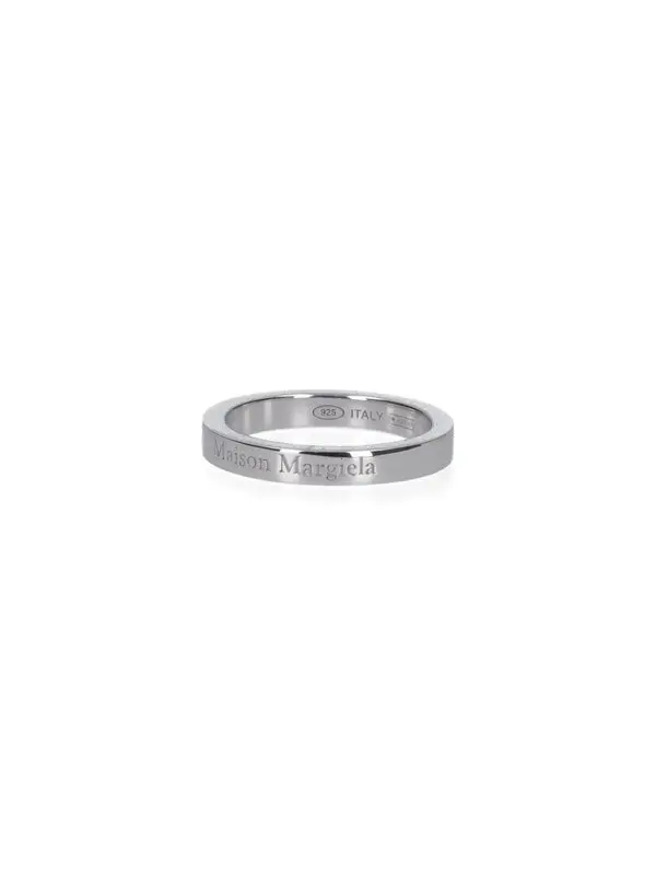 MAISON MARGIELA Logo Ring - Silver