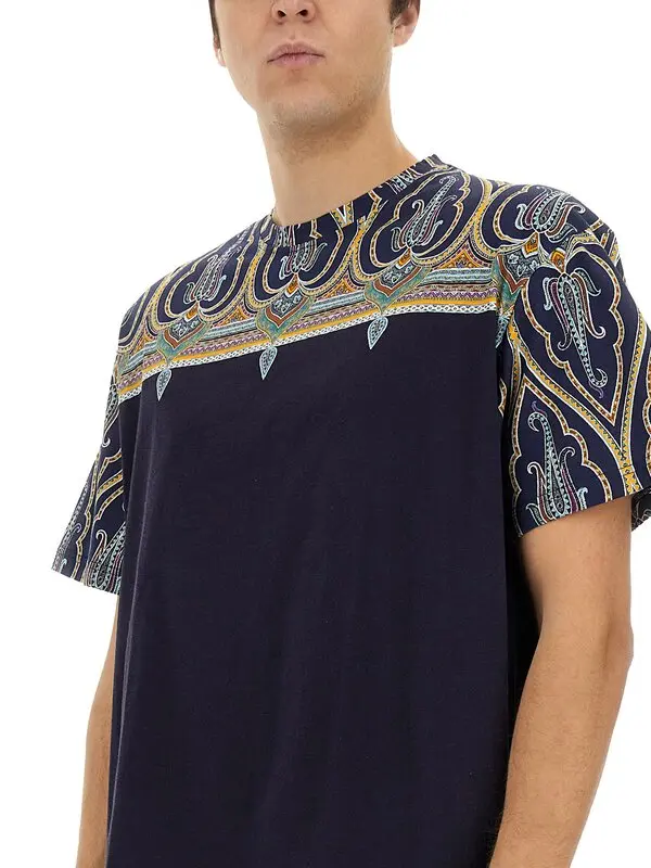 Etro Cotton T-shirt - Multicolour