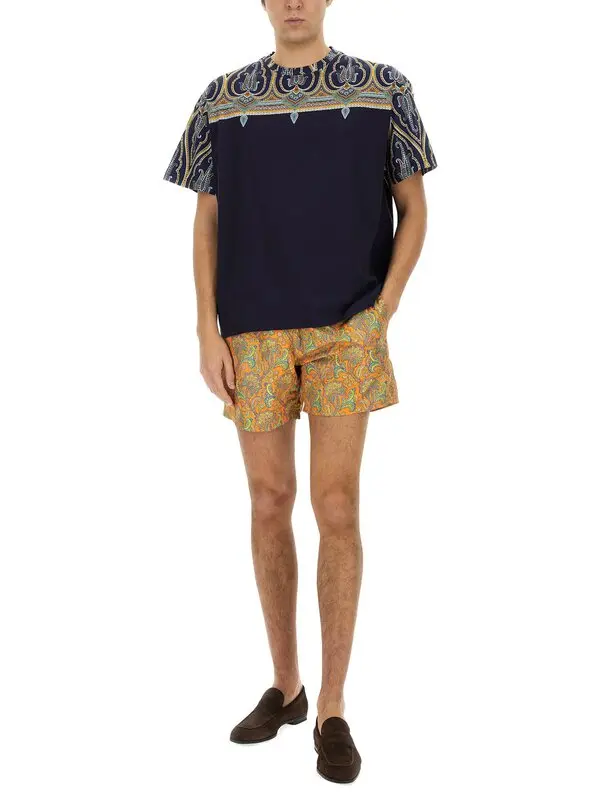Etro Cotton T-shirt - Multicolour