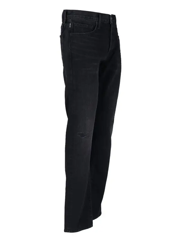 TOM FORD Logo Straight Leg Jeans - Black