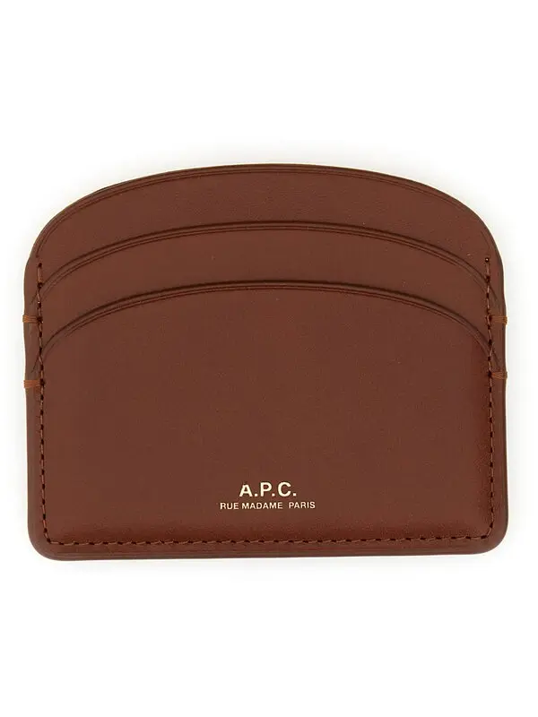 A.p.c. A. P.c. Demi Lune Card Holder - Buff