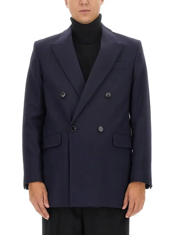 Ami Double-breasted Virgin Wool Jacket