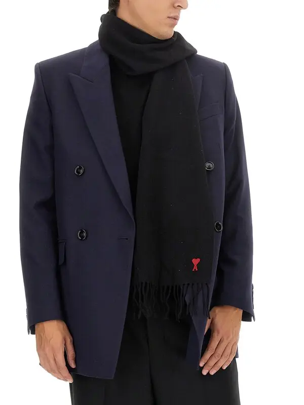Ami Double-breasted Virgin Wool Jacket