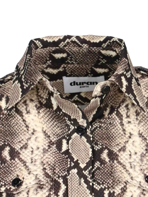 DURAN LANTINK Python Print Shirt - Multi