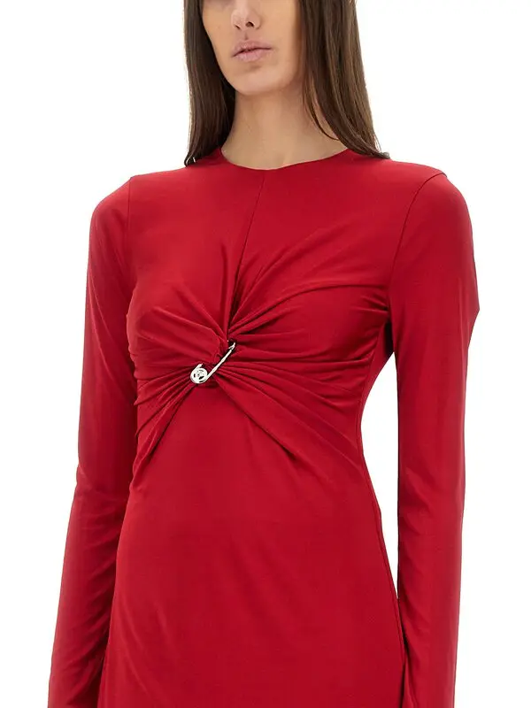 Versace Safety Pin Midi Dress