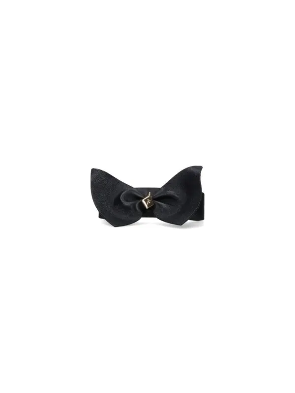 FERRAGAMO Bow Clasp - Black