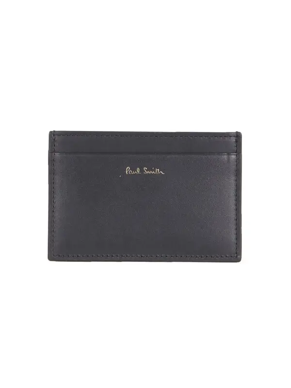 Paul Smith Leather Card Holder - Black