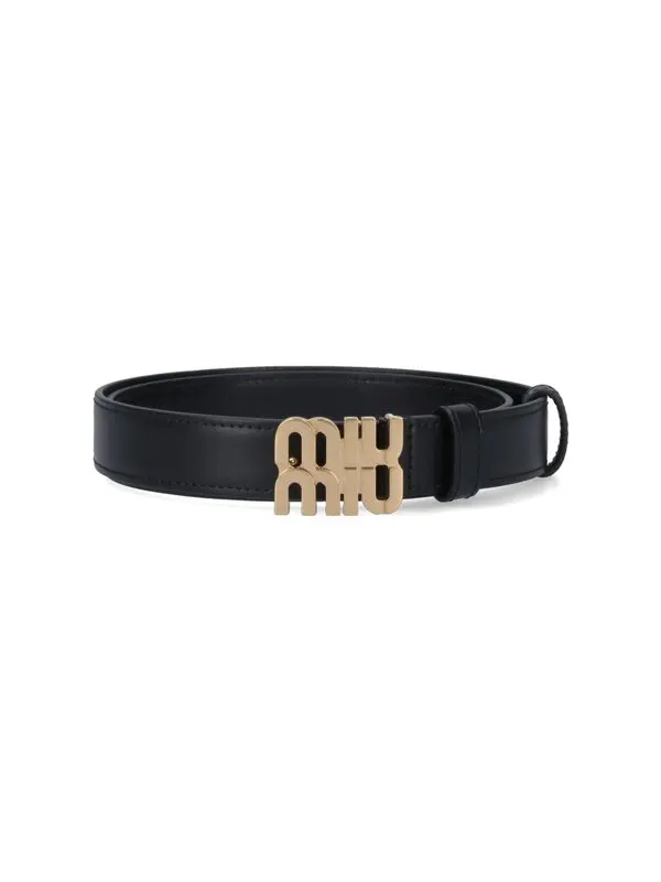 TOM FORD Logo Belt - Black