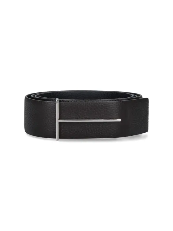 Balenciaga Logo Belt - Brown