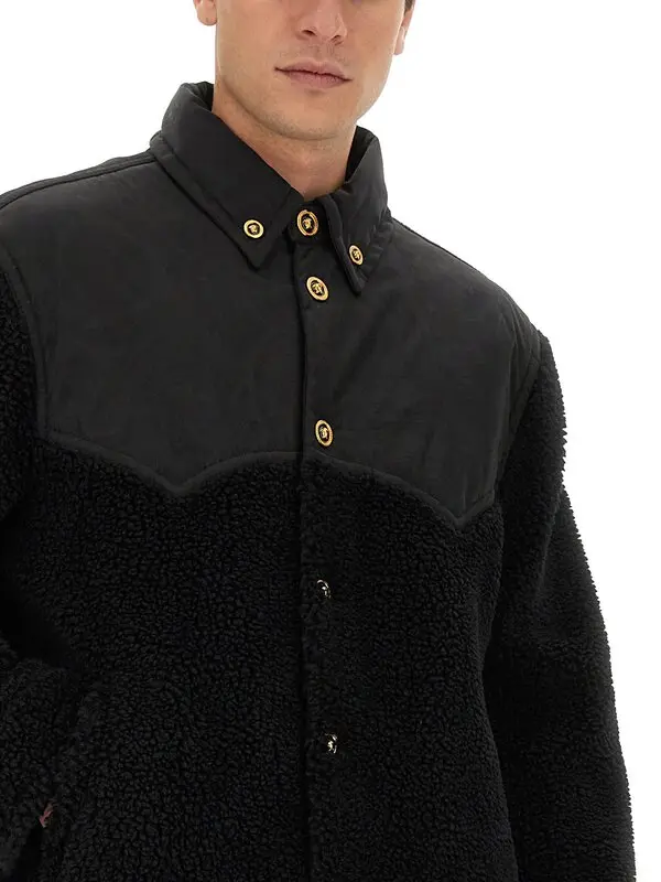 Versace Regular Fit Acrylic-polyester Jacket