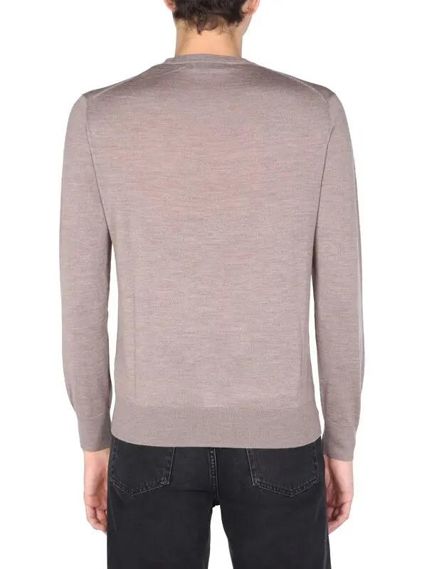 BALLANTYNE Crew Neck Sweater - Dove