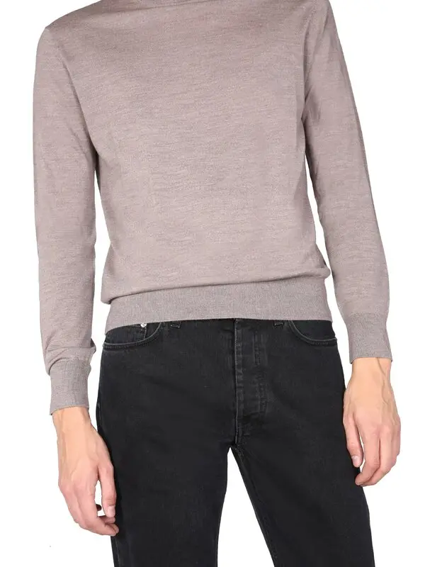 BALLANTYNE Crew Neck Sweater - Dove