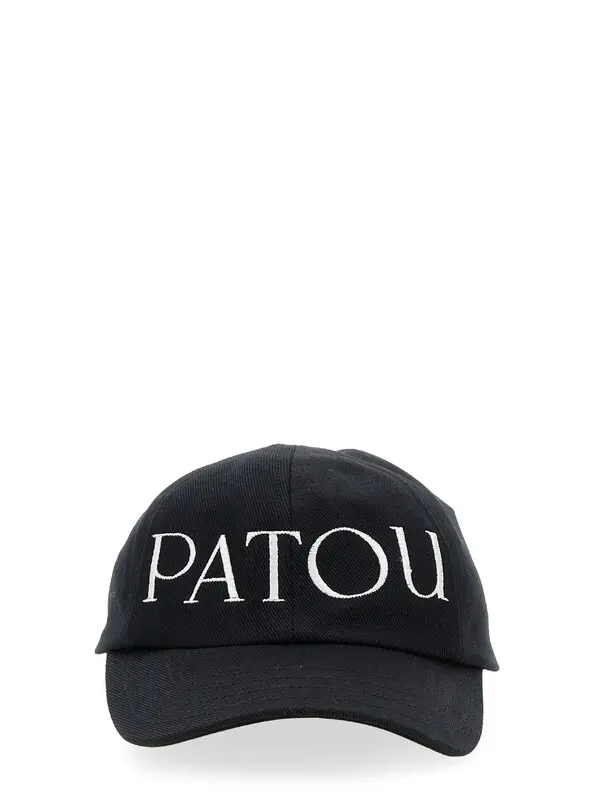 Patou Logo Baseball Cap - Black