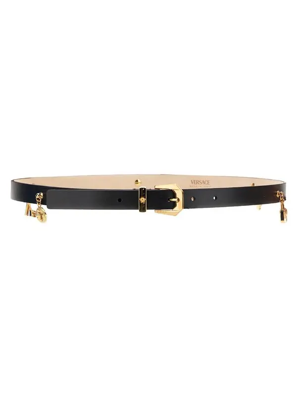 Versace Heritage Jellyfish Belt - Black