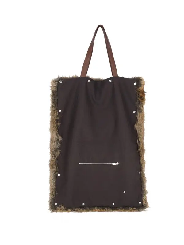 NICCOLO PASQUALETTI Faux Fur Tote Bag
