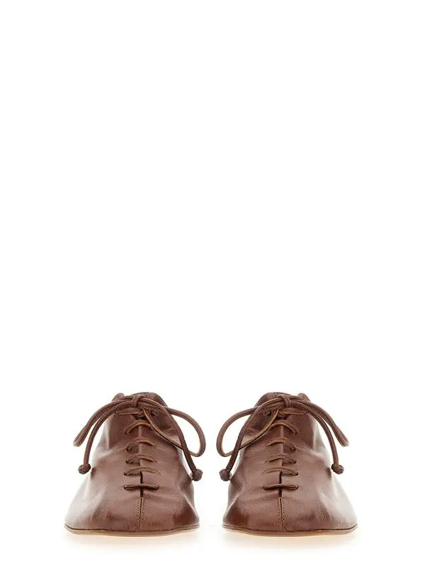 Hereu Plegada Lace-up Flats