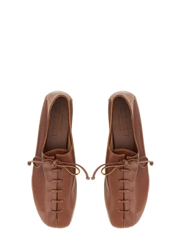 Hereu Plegada Lace-up Flats