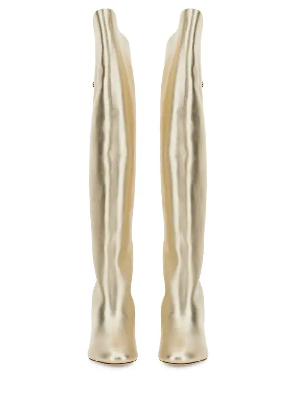 MAISON SKORPIOS Adriana Over-the-knee Boots - Beige
