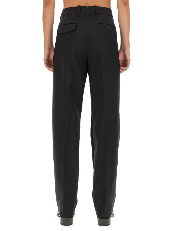 Alexander McQueen Wool Trousers - Black
