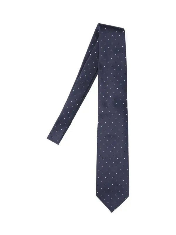 TOM FORD Polka Dot Neck Tie - Blue