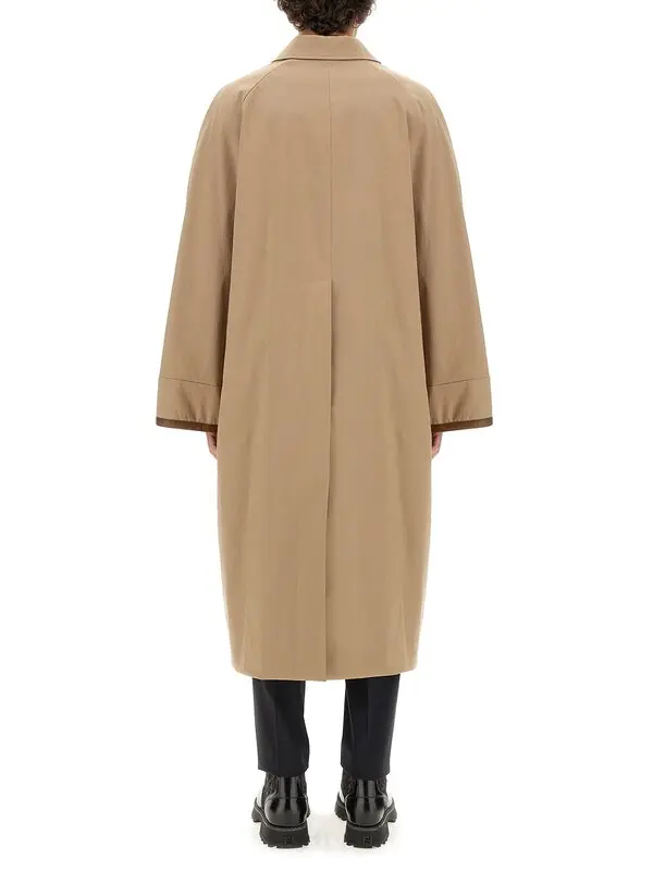 Fendi Fabric Trench Coat - Beige