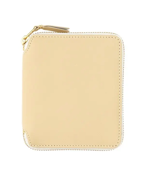 Comme Des Garçons Zipped Wallet - White