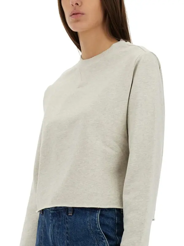 A.p.c. Sweatshirt With Logo - Grey