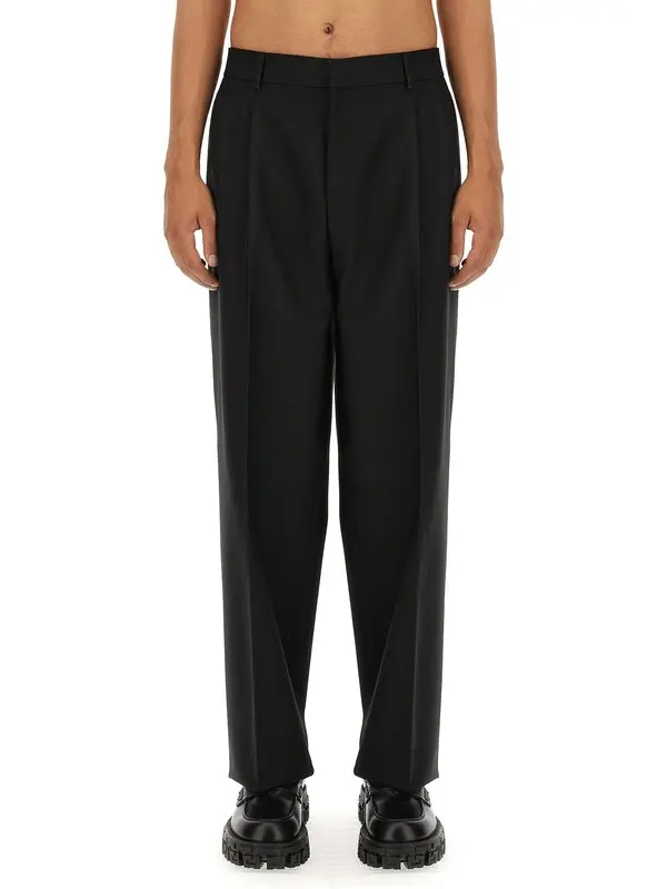 Versace Wide Leg Wool Pants