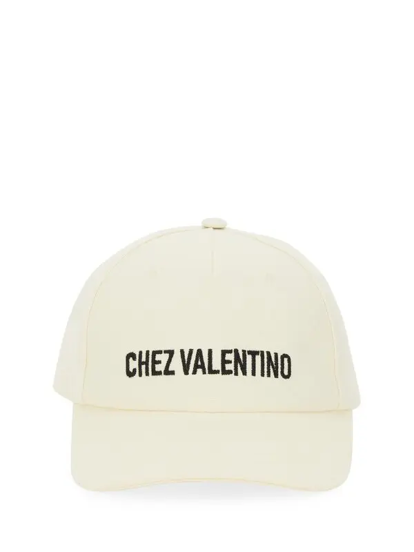 Valentino Garavani Embroidered Baseball Cap - Ivory