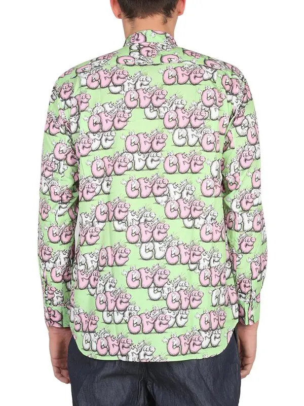 Comme Des Garçons Shirt With Print X Kaws