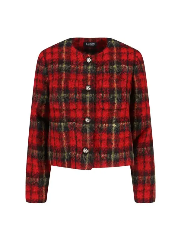 Ralph Lauren Tweed Jacket - Red