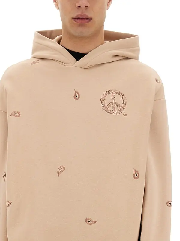 Emporio Armani Embroidered Cotton Sweatshirt