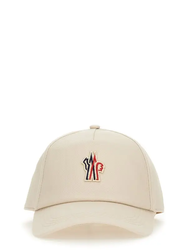 Moncler Baseball Cap With Logo - White