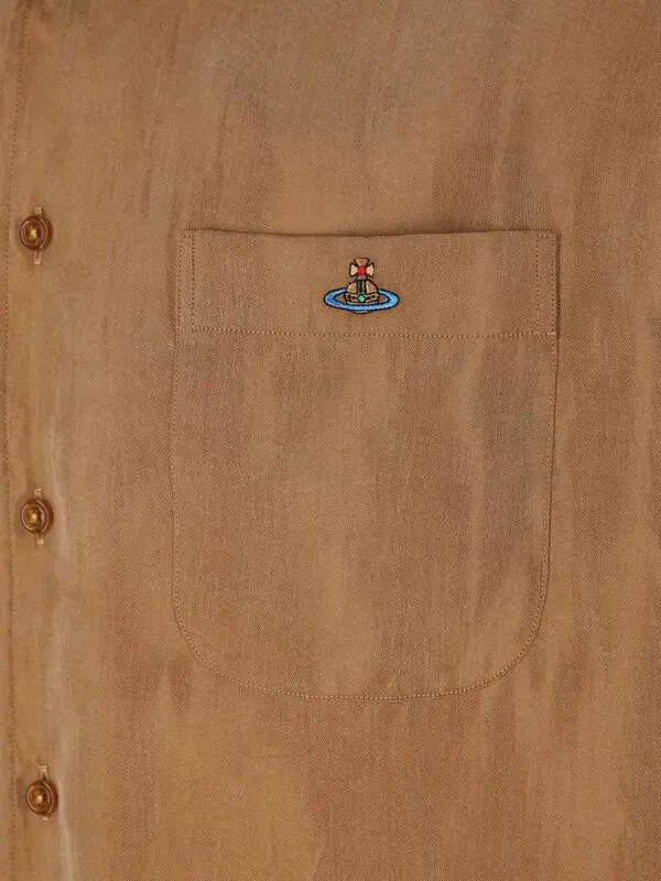 VIVIENNE WESTWOOD Suede Effect Shirt