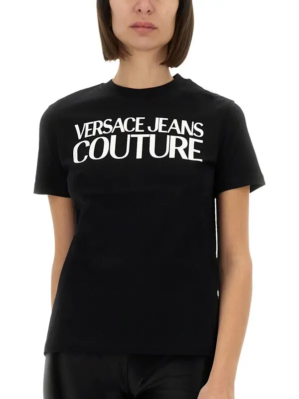Versace Logo T-shirt - Black