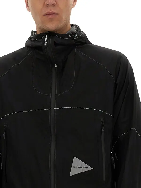 AND WANDER 3l Ul" Jacket - Black