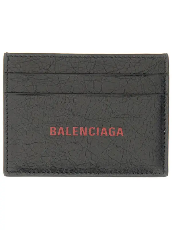 Balenciaga Cash Card Holder - Black