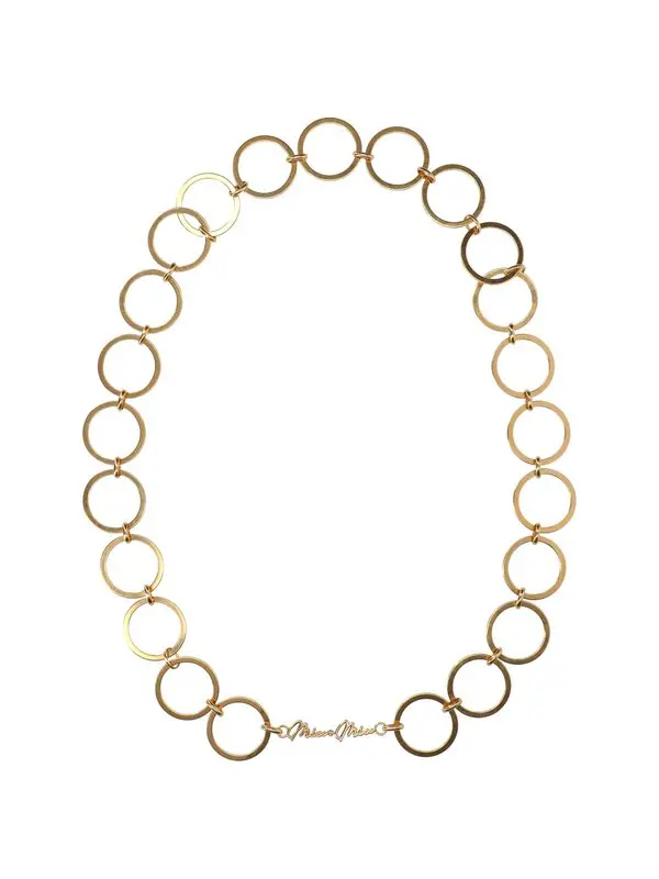Miu Miu Metal Chain Necklace - Gold