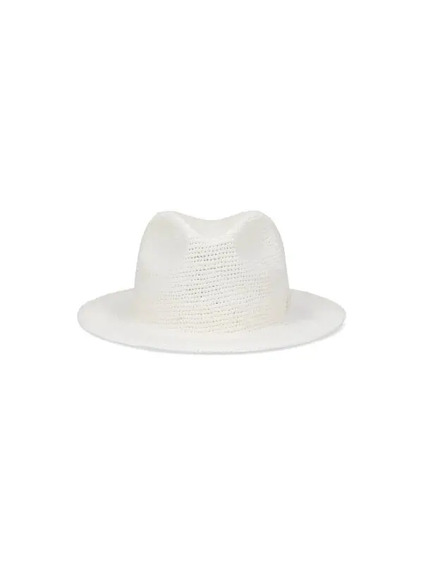 Borsalino Clochard Panama Hat - White