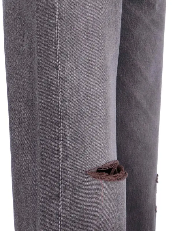 Our Legacy Treble Cut Wide Leg Jeans - Gray