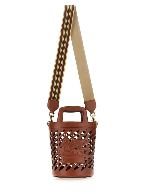 Etro Coffer Bag With Logo - Buff