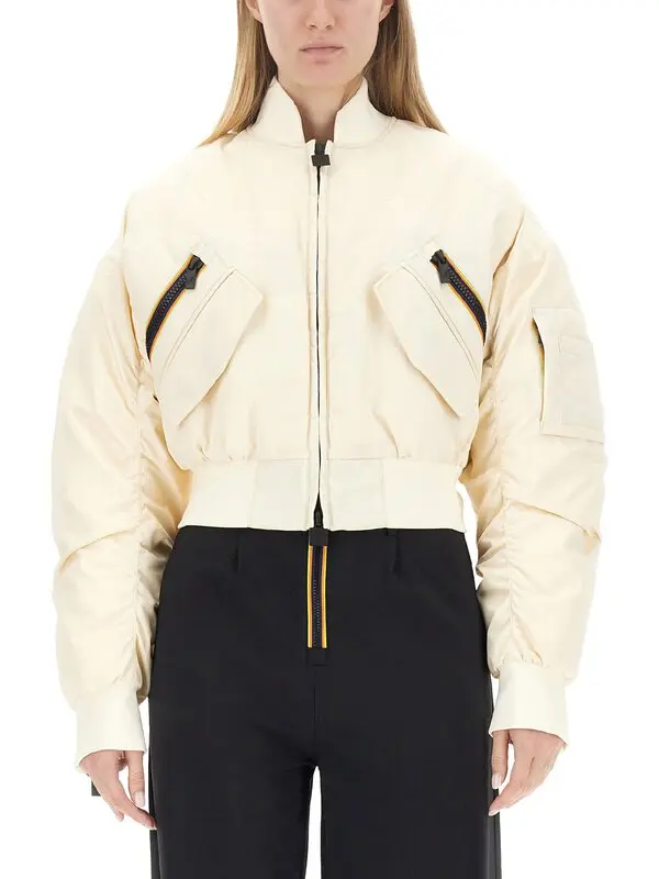 K-WAY Loncrop Jacket - Beige