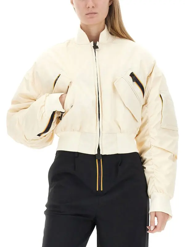 K-WAY Loncrop Jacket - Beige