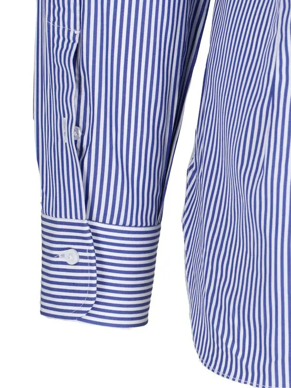 BARBA NAPOLI I' Striped Shirt - Blue