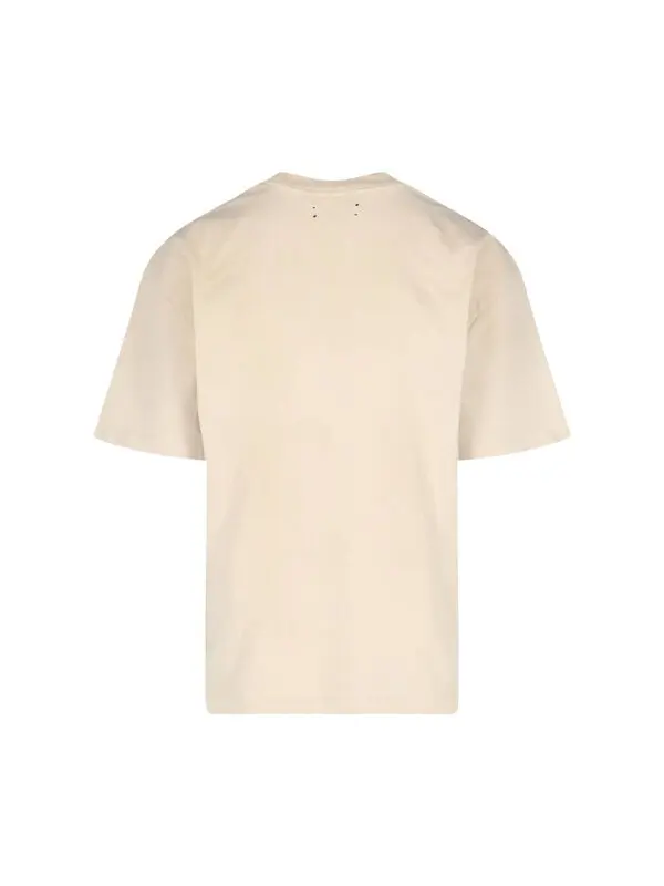 Amiri Pegasus" Logo T-shirt - Cream