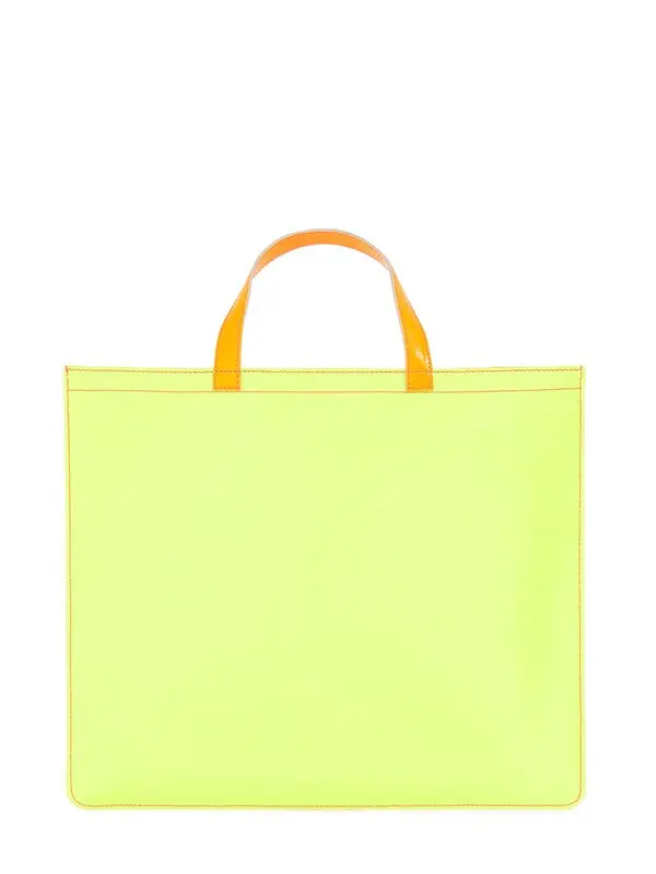 Comme Des Garçons Super Fluo Leather Tote Bag - Multicolour