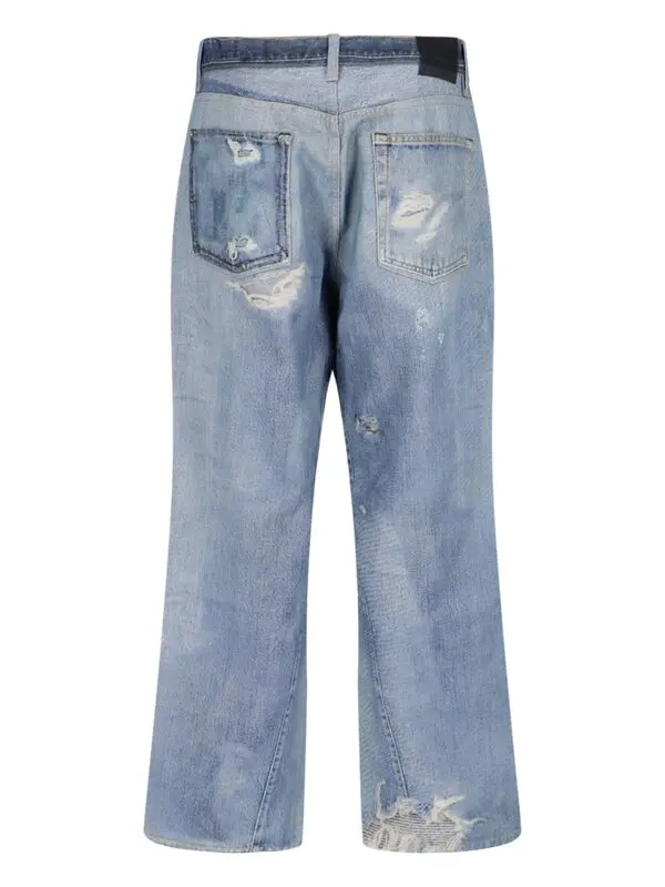 Our Legacy Digital Print" Wide Leg Jeans